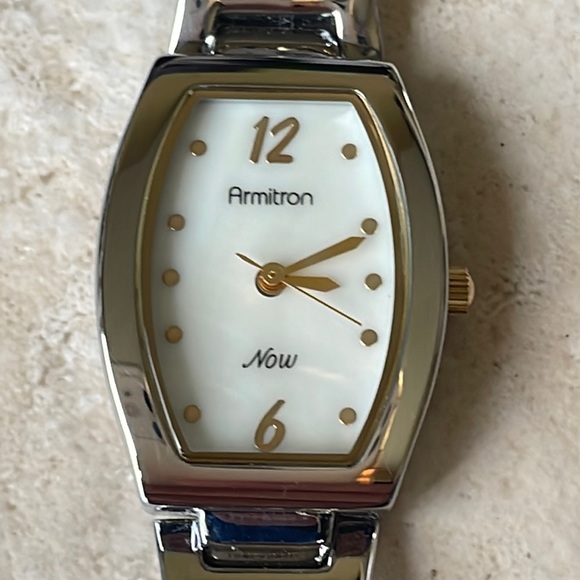 Armitron | Accessories | Armitron Lady Battery Water Resistant Silver ...